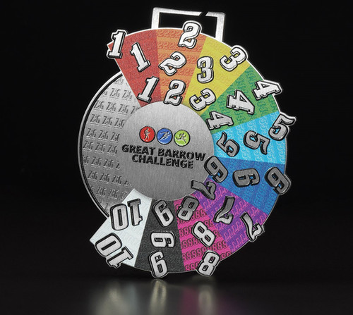 Great Barrow Challenge Medal 2025 | Zig Zag Running
