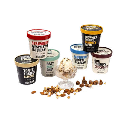 HIGH ROAD - HANDCRAFTED ICE CREAM PINTS | Innodelice