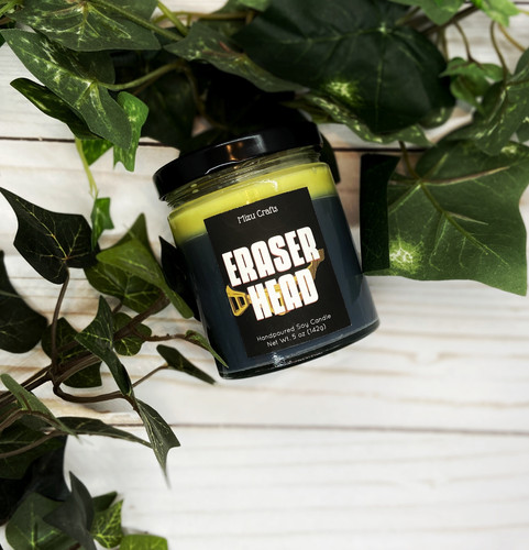 Eraser Head | MHA Inspired Candle | Mizu Crafts