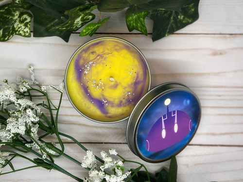 Electro Slime | Genshin Impact Inspired Candle | Mizu Crafts
