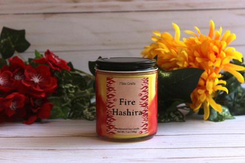 Fire Hashira | Demon Slayer Inspired Candle | Mizu Crafts