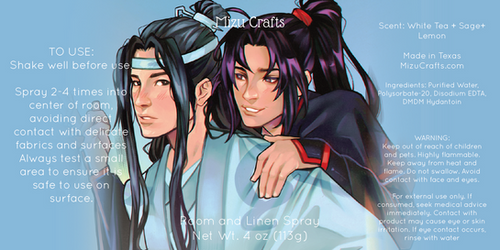 Everyday Means Everyday | MDZS Inspired Room Spray | Mizu Crafts