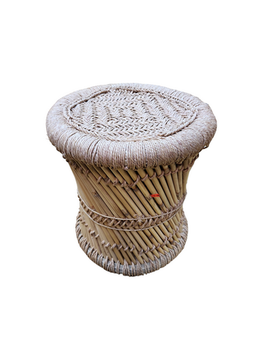 Handicraft Mooda / Stool bamboo wooden rope Chair/Stool indoor or ...