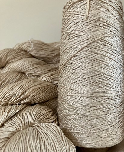 Mulberry Spun Silk Yarn | Luxe Handweaving