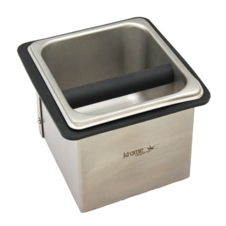 Krome Stainless Flush Mount Knock Box | lamarsacoffee