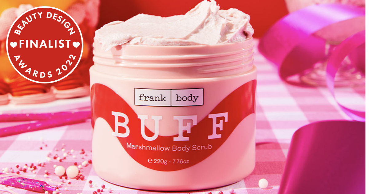 Buff Marshmallow Body Scrub from Frank Body is a Beauty Design Awards ...