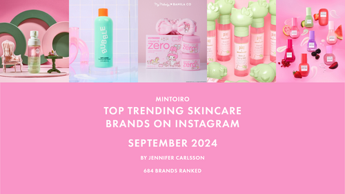 Top Trending Skincare Brands on Instagram September 2024 | Mintoiro
