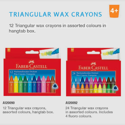 Triangular Wax Crayons | Kaleidonam
