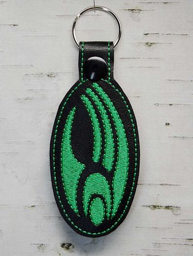 Star Trek Borg symbol snap tab key fob | Dale Rae Designs