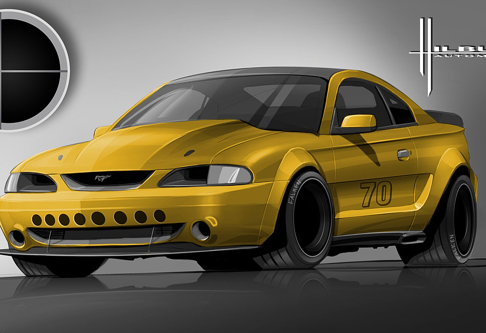 Wide Body Sn95 Mustang