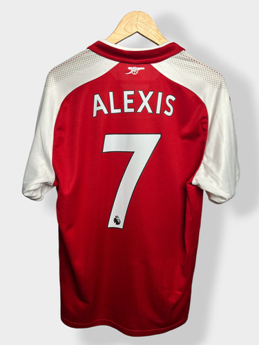 Puma Arsenal 17/18 Home Jersey - Alexis #7 - L - USED: Excellent | Rare ...