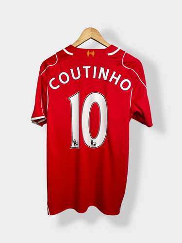 Warrior Liverpool 14/15 Home Jersey - Coutinho #10 - M - USED ...