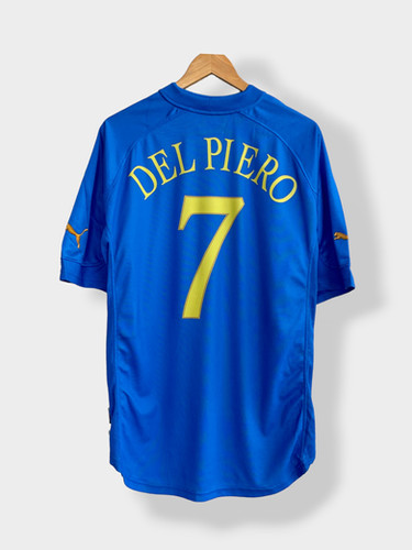 Puma Italy 2004 Home Jersey - Del Piero #7 - L - BNWT | Rare & Retro Soccer