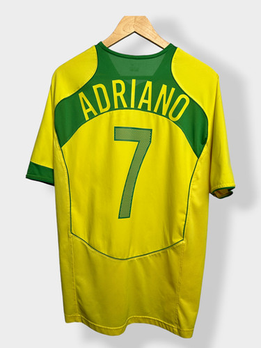 Nike Brazil 2004 Home Jersey - Adriano #7 - L - USED: Good | Rare ...