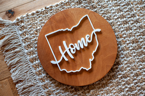 Ohio Home Sign | Eden Woodcrafts