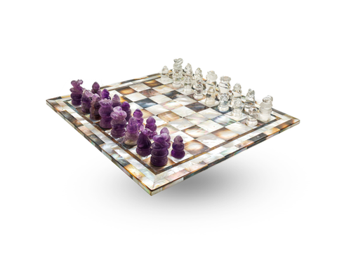 Mother of Pearl Chess Set | Nikhil Gems