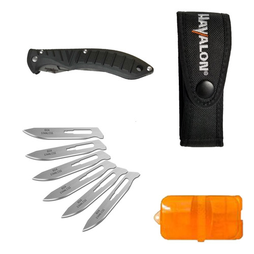 Havalon Piranta Forge Black Knife Set XTC-ARHB | Pops Loose Moose