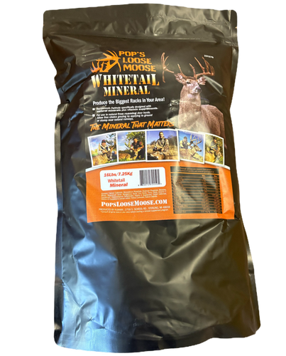 Pop's Loose Moose Whitetail Mineral 16lb – Boost Antler Growth & Deer ...