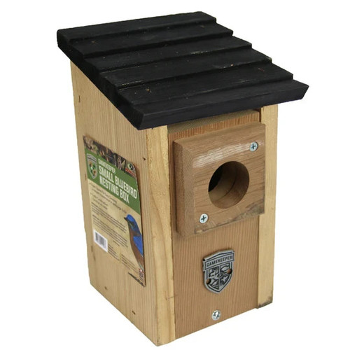 GameKeeper Small Cedar Bluebird Nesting Box House Made in USA | Pops ...