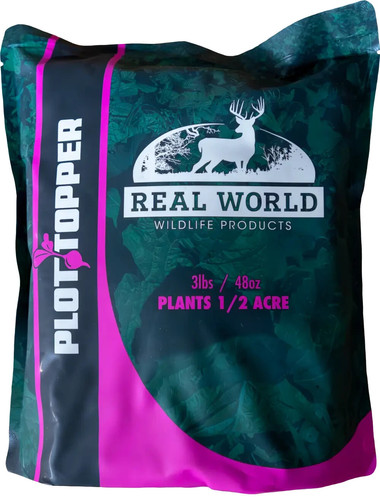 Real World Plot Topper Deer Food Plot Seed Blend 3 LB | Pops Loose Moose