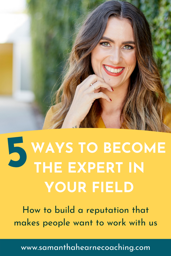 5 Ways To Become The Expert In Your Field