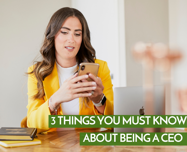 3 Things You Must Know About Being a CEO