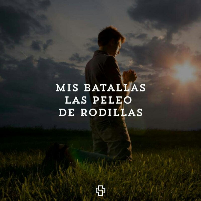 De rodillas ante Dios, de pie ante el mundo.