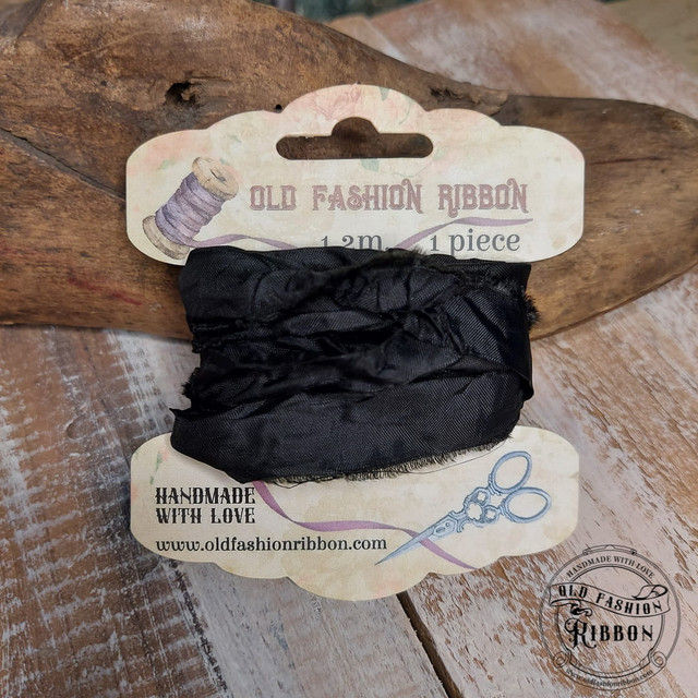Old Fashion Ribbon Black DQR008 | Vintage Retail