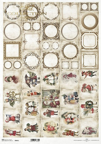 2642-A3 Vintage Christmas Advent Frames | Vintage Retail