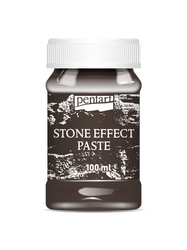 Stone effect paste 100 ml brown granite | Vintage Retail
