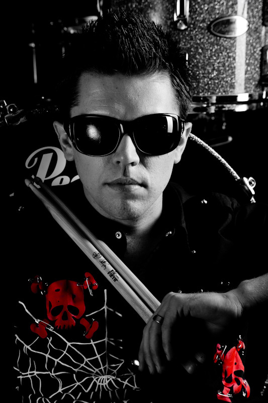 Sam Riseborough On Drums