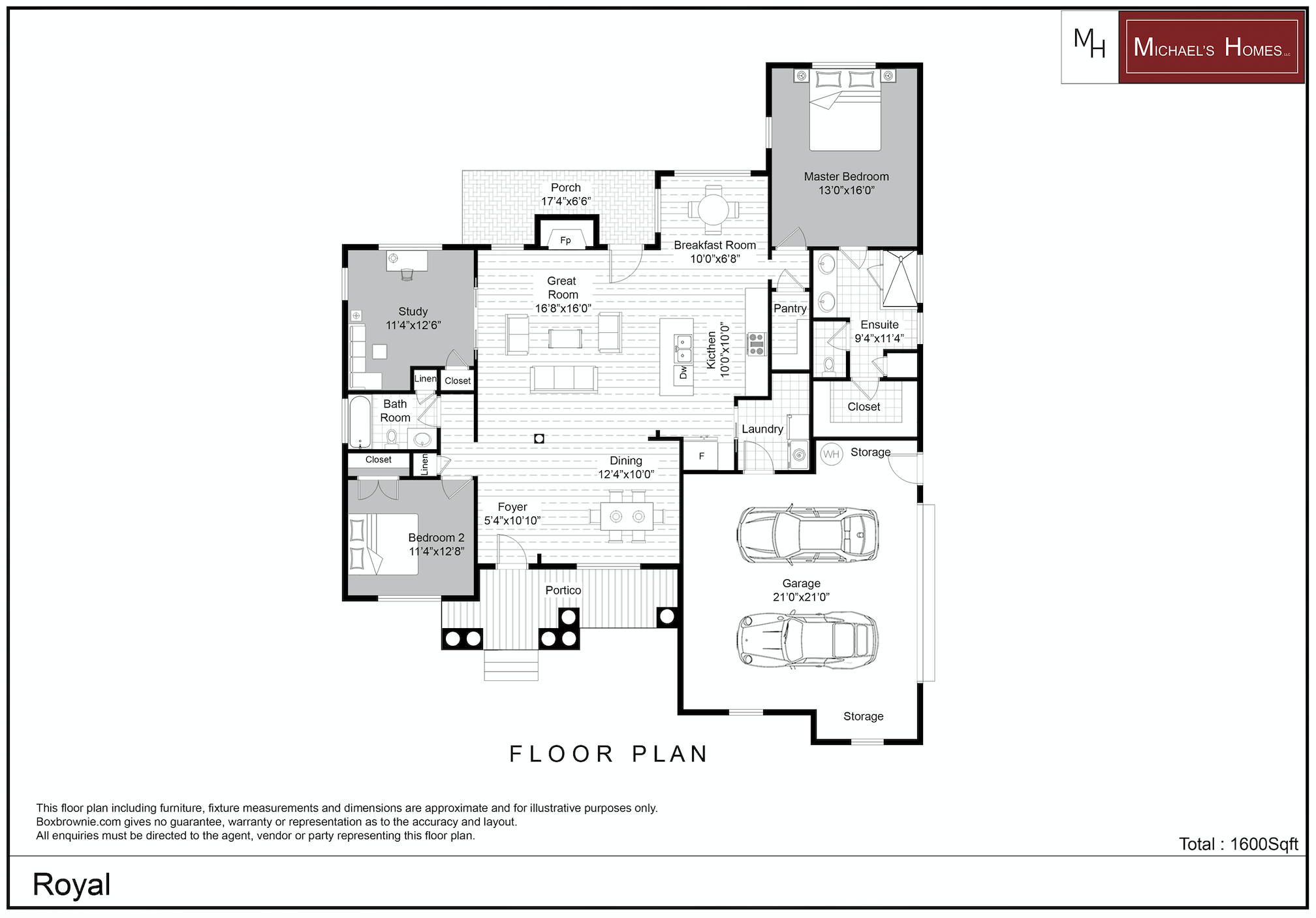Michael's Homes Floor Plans