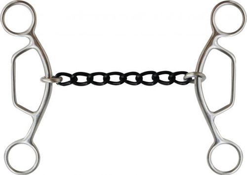 Showman Stainless Steel Sliding Gag Bit | Embry Family Horses