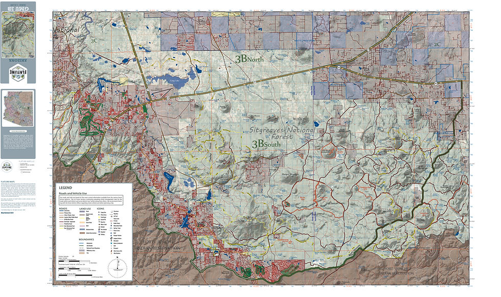 Flatline Maps | Arizona Game Unit Maps