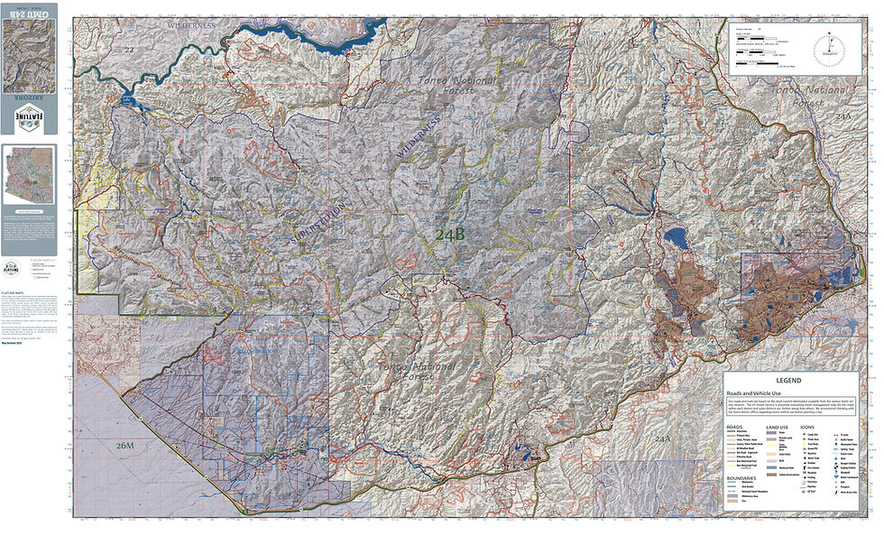 Flatline Maps | Arizona Game Unit Maps