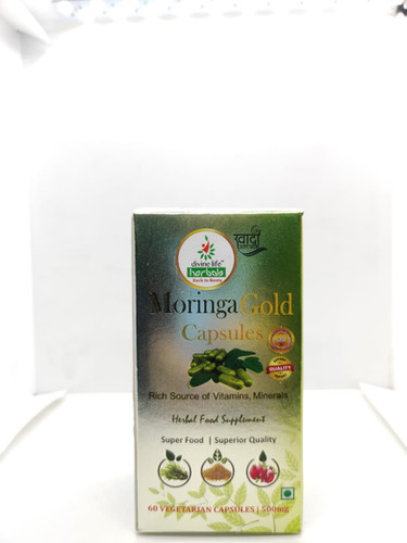 Divine Life Herbals - Moringa Gold Capsules | Lucknow Farmers Mkt.