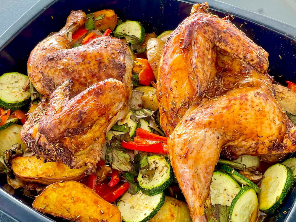 Mediterranes Grillhendl