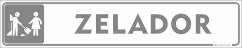 Placa Zelador | Aluplacas