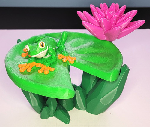 Lily Pad with Frog | Alliance 3D Printing