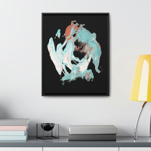 "Chasing Demons" Gallery Canvas Wrap, Vertical Frame | Art Darling