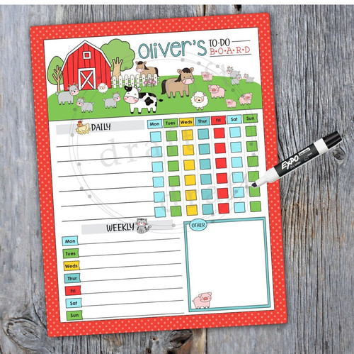Chore Champ Chart | Rustic Barn Craft Co