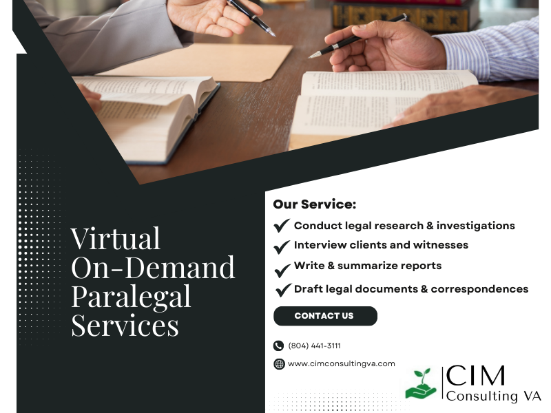 Academic Consultant/Tutors in Virginia/ Virtual Paralegals/Notary/Business Licenses and Renewals ...