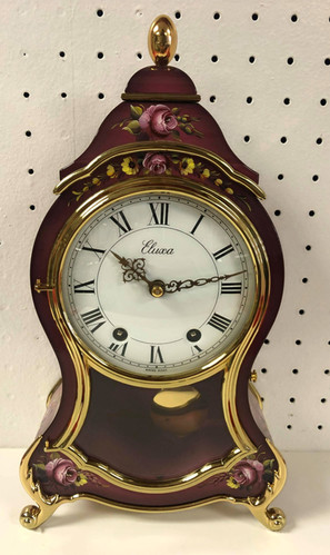 Eluxa Swiss Mantel - Pink | The Clock Factory