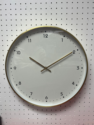 Ergo Gold | 16" Quartz | The Clock Factory