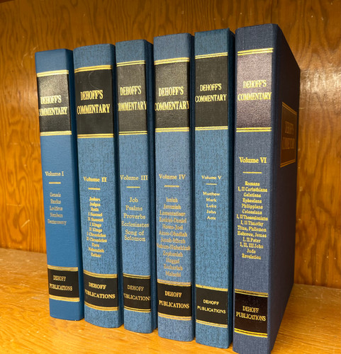 DeHoff Commentary 6 Volume Set | Dehoff Christian Boo