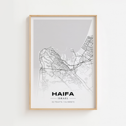 Haifa City Map | Piece of History