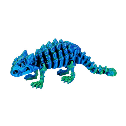 Blue Green 3D Printed Ankylosaurus | Sensearoma.co.uk