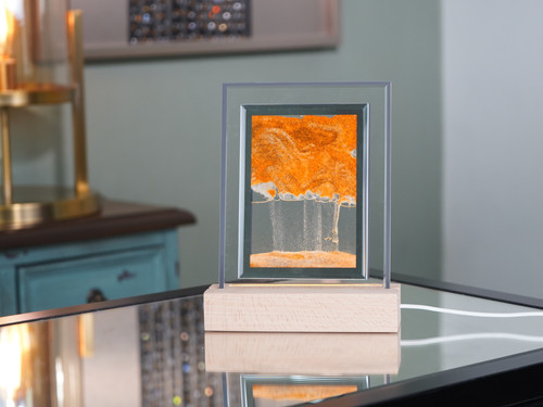 Moodscape Wooden Base Red Sand Picture | Sensearoma.co.uk