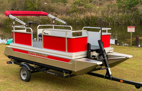 610 Camper Electric | Laker Pontoon Boats