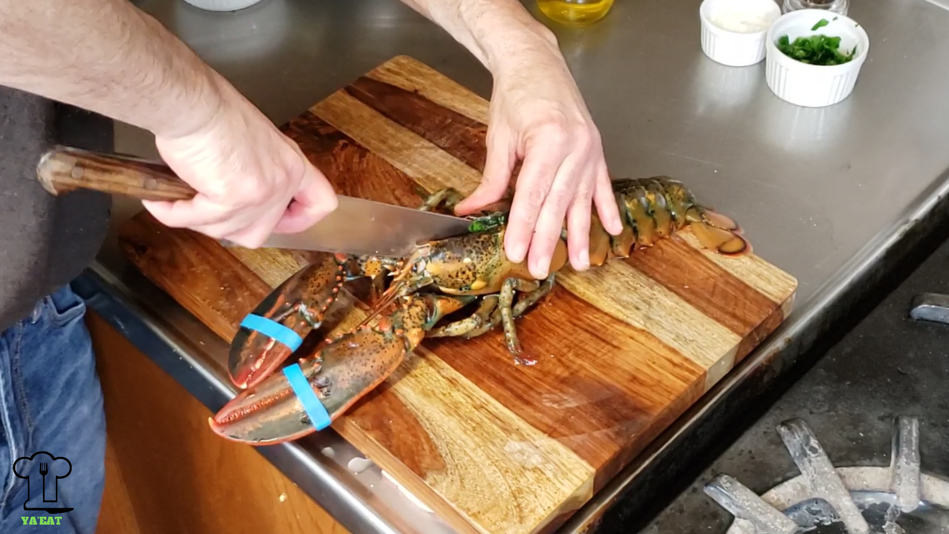 Maine Lobster Stuffed with Jumbo Lump Crab Meat Recipe